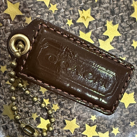 Coach | Accessories | Coach Dark Brown Leather Key Holder | Poshmark